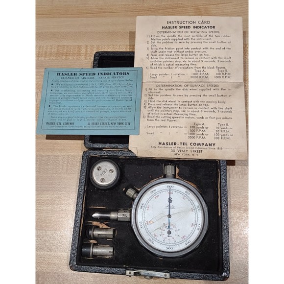 Other | Vintage Hasler Speed Indicator In Original Box With Original ...